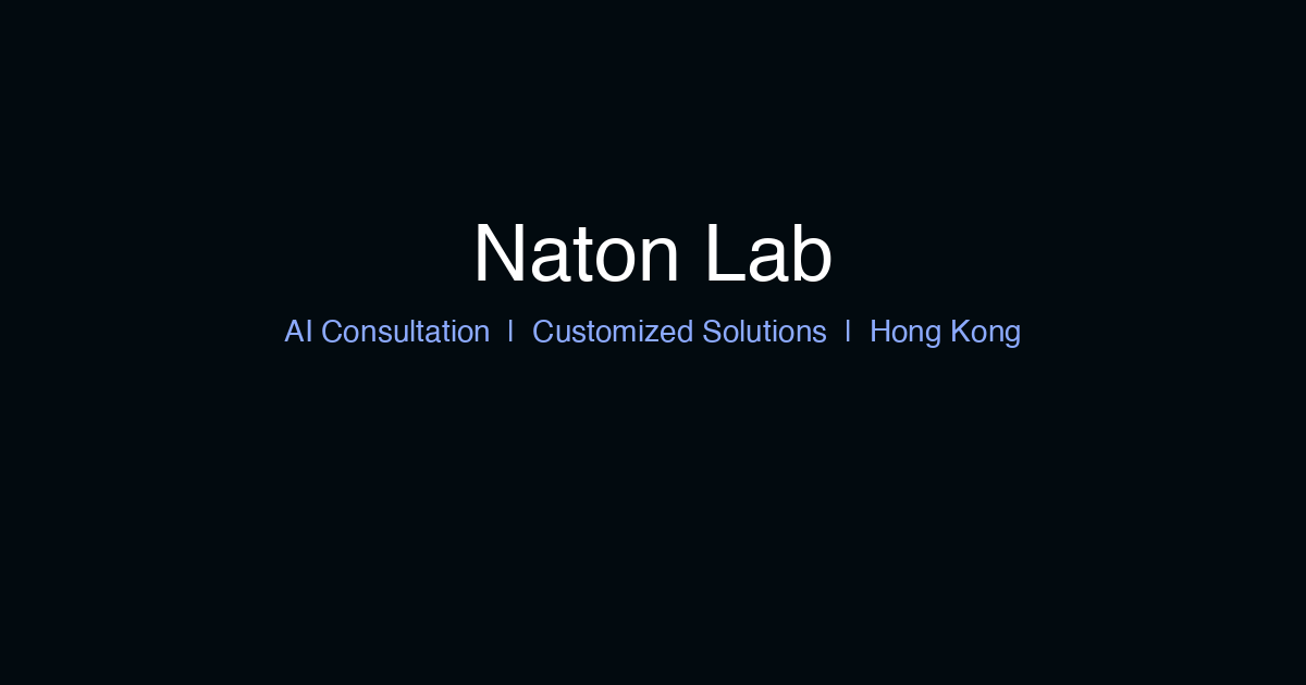 Naton Lab — AI Consultation · Customized Solutions for Every Business ...